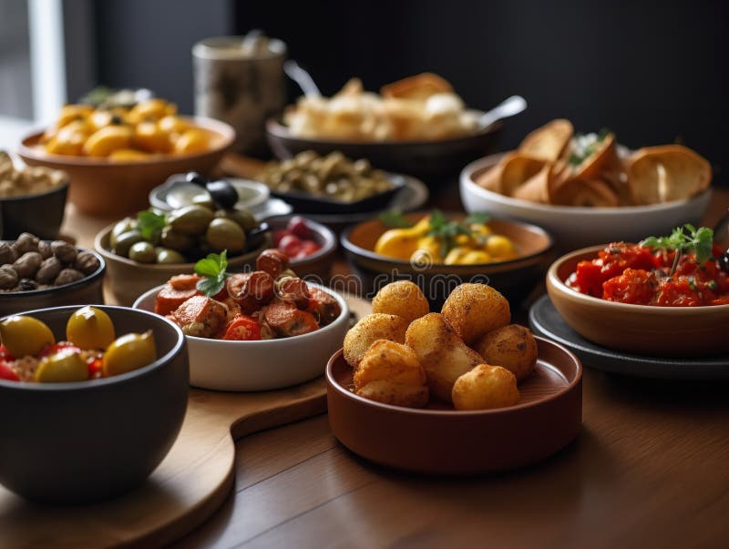 Tapas Feast Stock Illustrations – 74 Tapas Feast Stock Illustrations ...