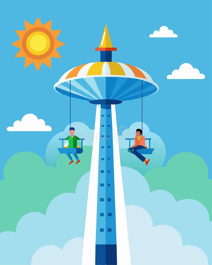 Drop Tower Ride Stock Illustrations – 92 Drop Tower Ride Stock Illustrations, Vectors & Clipart ...