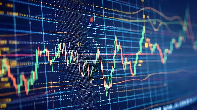 Thriving Business Progress Chart Displaying Currency Symbols and Trend ...