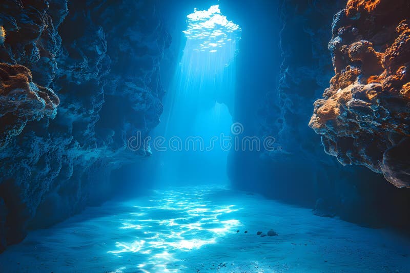 Thriving Marine Life in Deep Ocean Gorges Illuminated by Glowing Algae ...