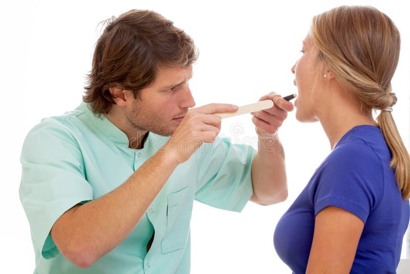 Throat examination stock image. Image of appointment - 35814449