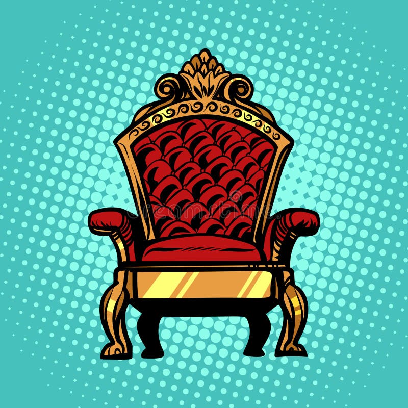 Thron, Symbol Der Königlichen Energie Vektor Abbildung - Illustration ...