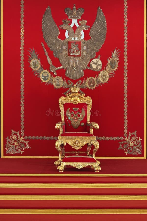 Throne editorial image. Image of great, room, gold, architecture - 20400755