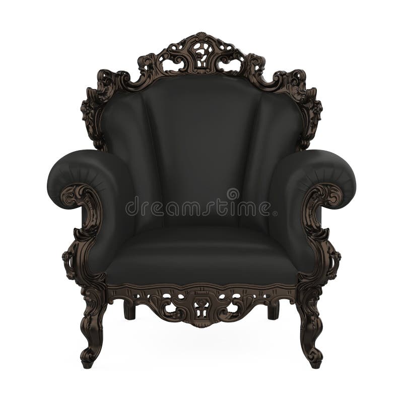Throne Chair Isolated stock illustration. Illustration of comfortable ...