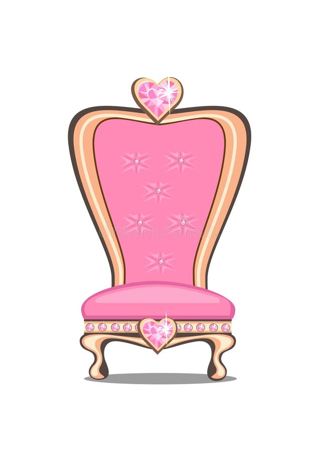 Throne for a Little Princess Stock Vector - Illustration of kingdom ...