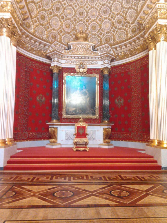 The Throne of Peter the Great Stock Image - Image of history, peter ...