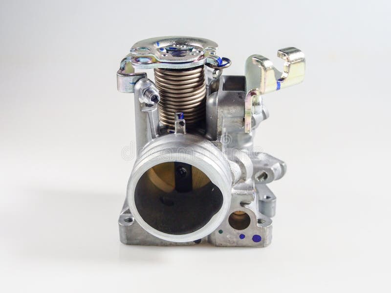 Throttle Body Assy Motorcycle Spare Part Stock Image - Image of spare ...