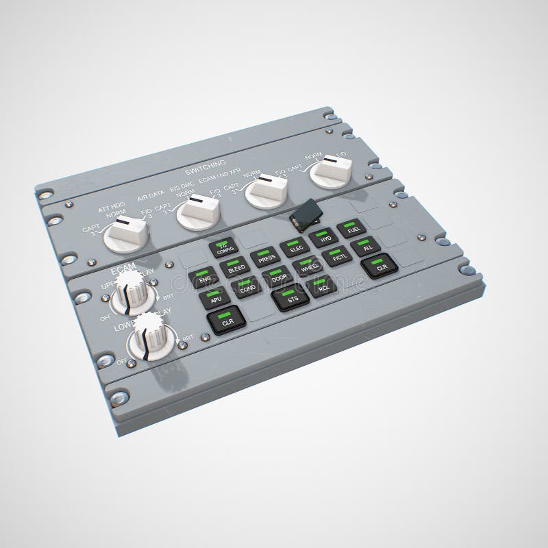 Throttle Quadrant editorial photography. Illustration of airplane ...