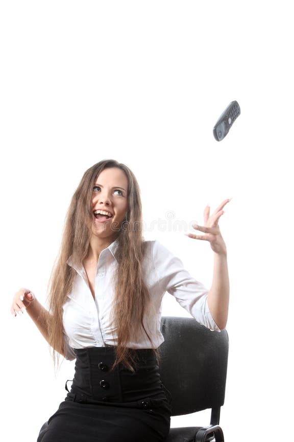 Throw a phone stock photo. Image of business, dressed - 16102676