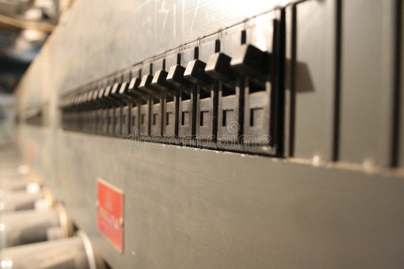 Throw the Switch stock image. Image of basement, fuse, reset - 589177