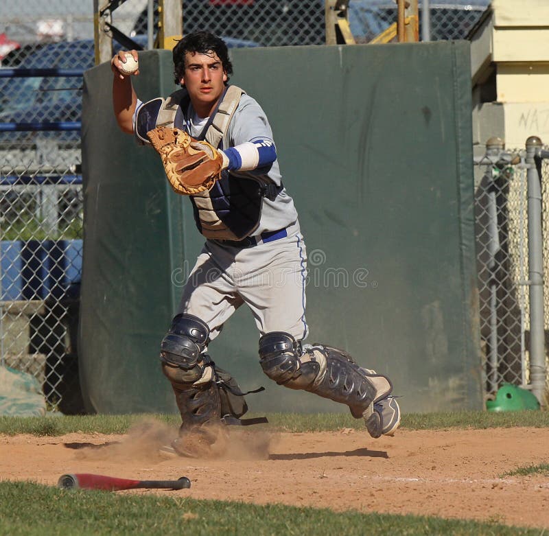 Baseball Action Image - Head First Slide into Base Editorial Stock ...