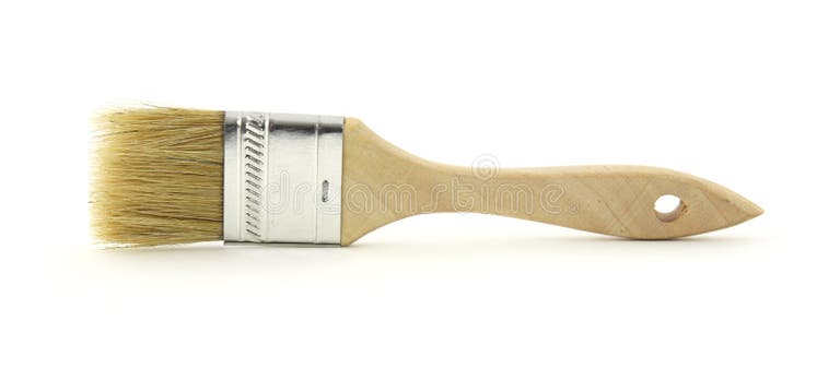 Throwaway paint brush stock photo. Image of brush, side - 9359388