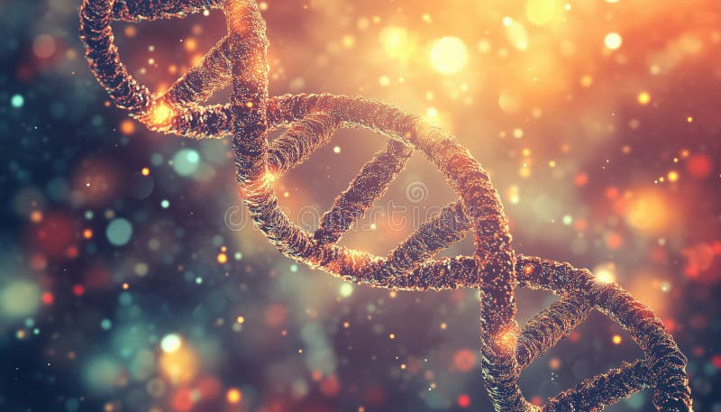 Throwback Genetic Code: Classic Dna Structure, Antique Protein Building ...