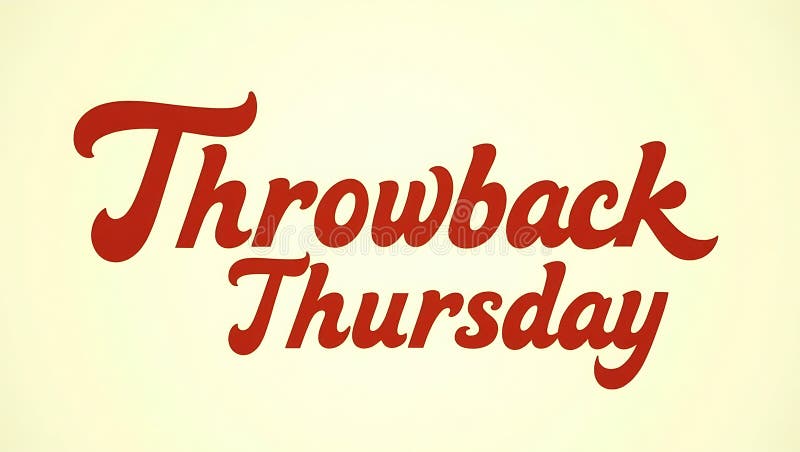 Throwback Thursday Theme with Retro Styling and Playful Typography ...