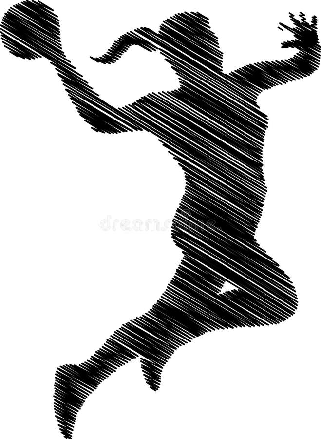 Throwball stock vector. Illustration of fitness, vector - 79124186