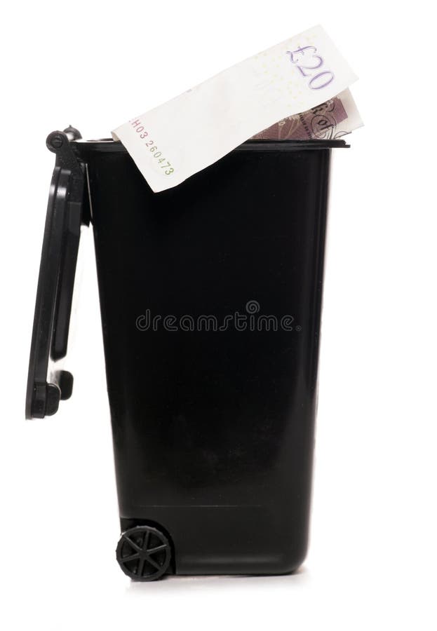 Wasting money concept editorial stock photo. Image of money - 11901323