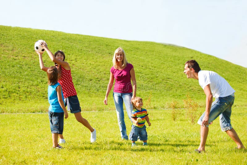 Throwing and Catching the Ball Stock Photo - Image of outside ...