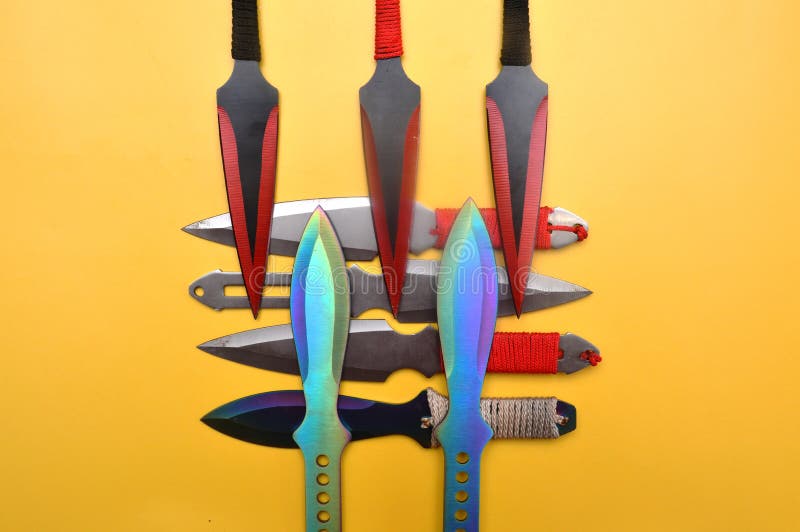 Kunai Combat Throwing Knife Stock Photo - Image of hobby, kunai: 248248946