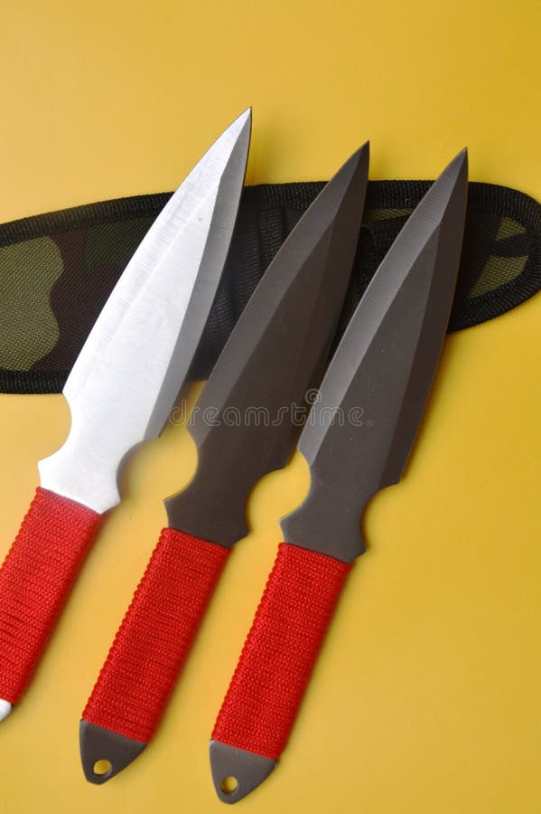 Kunai Combat Throwing Knife Stock Photo - Image of competition, edges ...