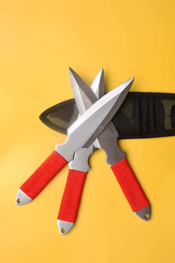 Kunai Combat Throwing Knife Stock Photo - Image of blade, hobbies ...