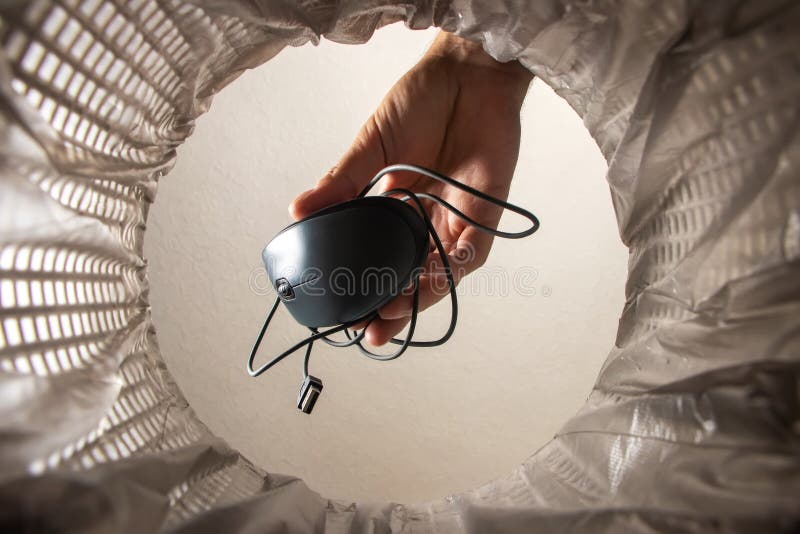 Recycling, Waste Sorting and Sustainability Concept - Hand Throwing ...