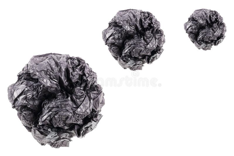 Throwing Crumpled Paper Ball Isolated on White Stock Image - Image of ...