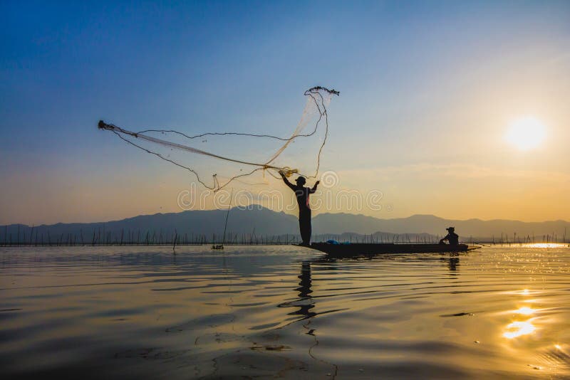 Throwing fishing stock photo. Image of catch, moment - 41504572