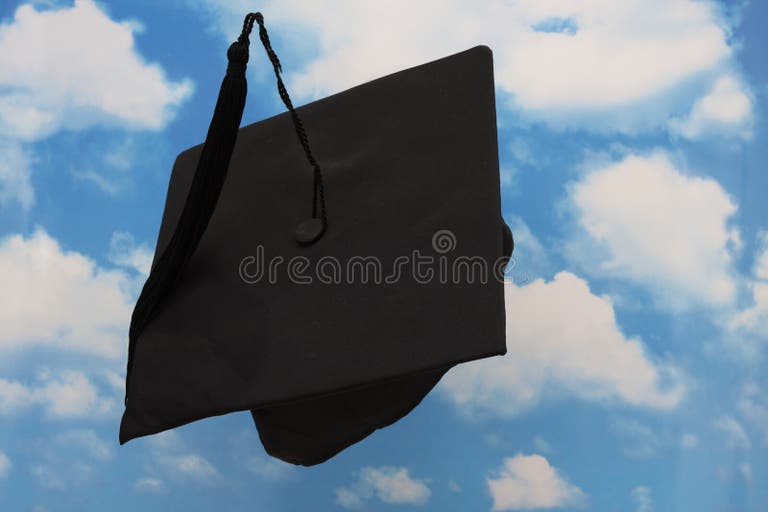 Graduation Cap Air Clouds Stock Photos - Free & Royalty-Free Stock ...