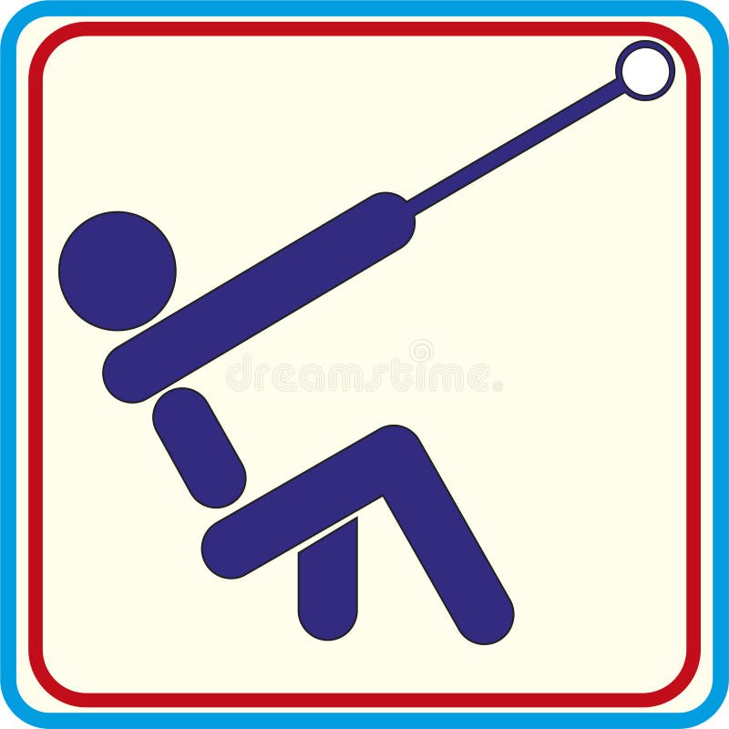 Hammer Throwing Icon. Elements Of Sportsman Icon. Premium Quality ...