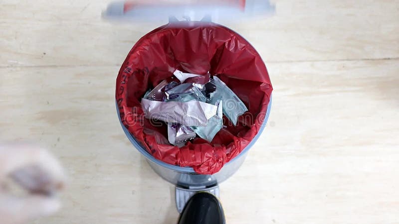 Hazardous E-Waste Recycling. Man Throws Broken Household Electrical and ...