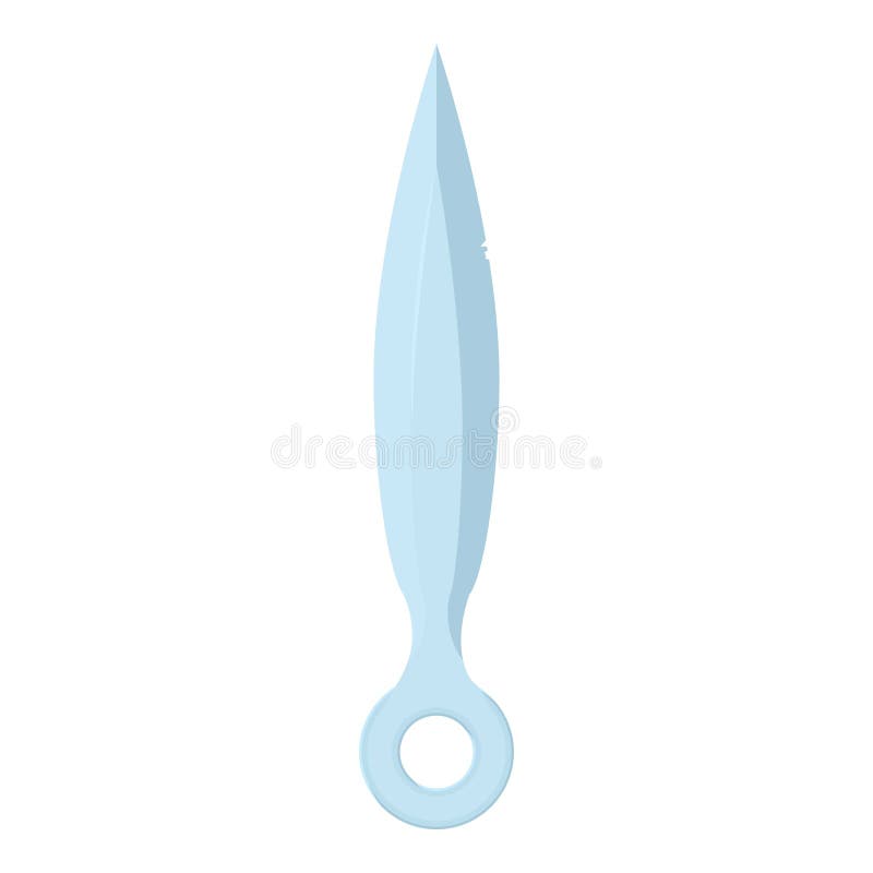 Throwing Knife Icon, Cartoon Style Stock Vector - Illustration of ...