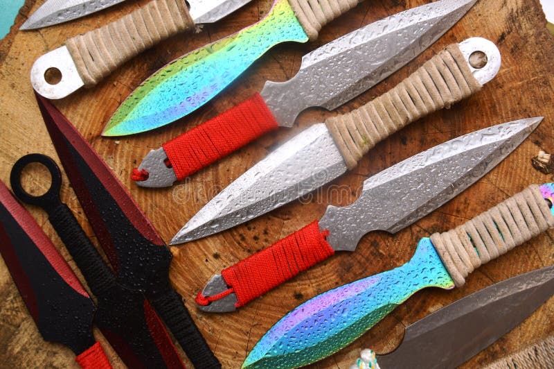 Throwing Knife stock photo. Image of circle, blade, attack - 248601698