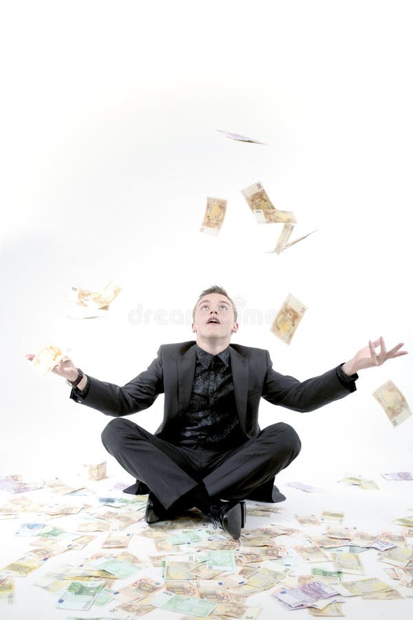 Throwing money stock photo. Image of office, falling, career - 6003092