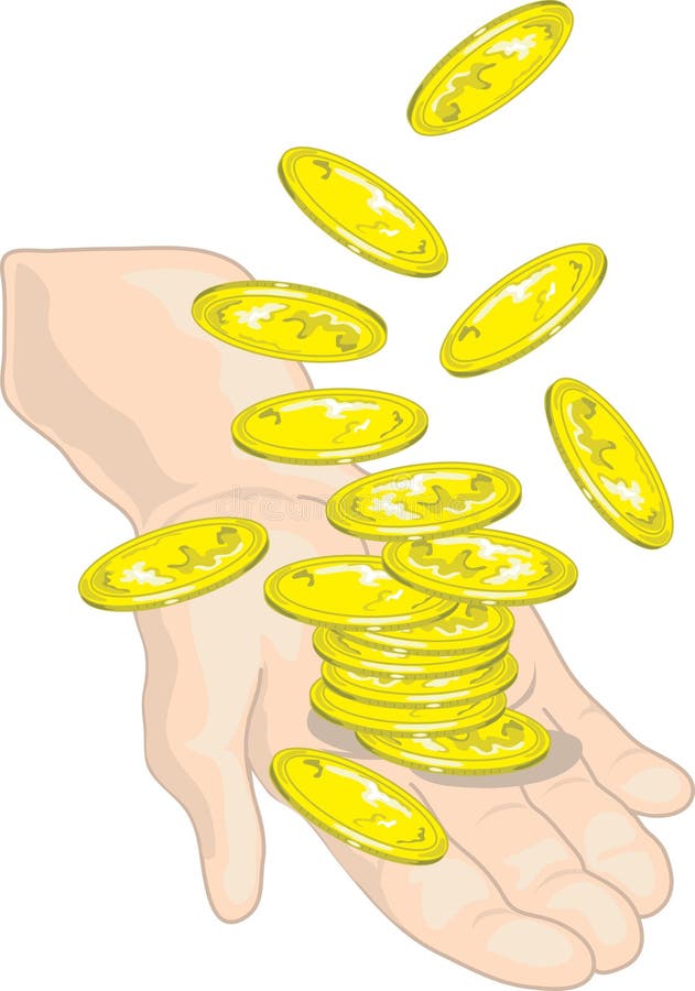Coins Throwing Stock Illustrations – 157 Coins Throwing Stock ...