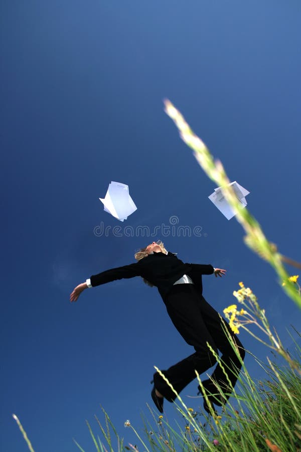 Throwing papers stock image. Image of time, grass, field - 2315085