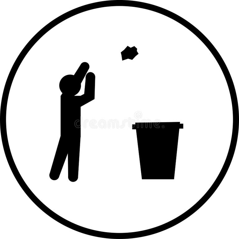 Person Trash Symbol Stock Illustrations – 4,999 Person Trash Symbol ...