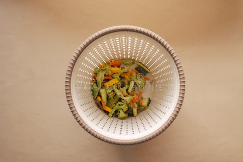 Throwing Vegetables in a Garbage Bin Stock Photo - Image of disposal ...