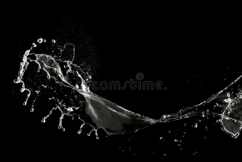 Throwing Water To Object Make Curve Drop Splash in Explosion Motion ...