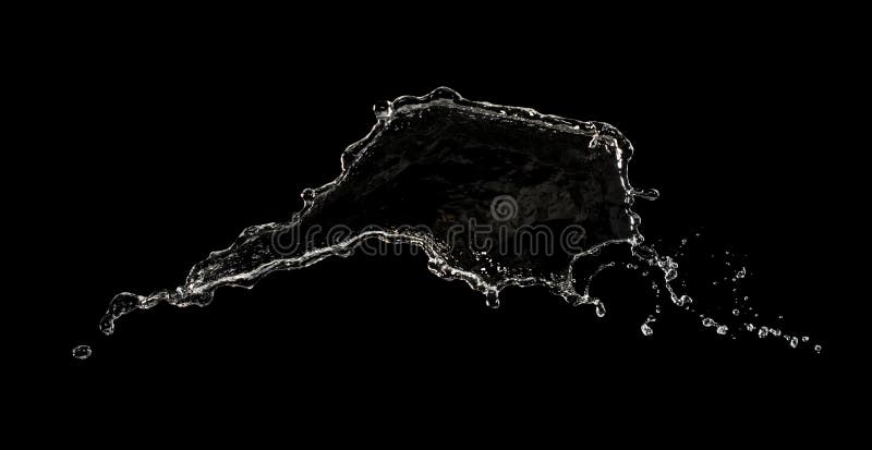 Throwing Water To Object Make Curve Drop Splash in Explosion Motion ...