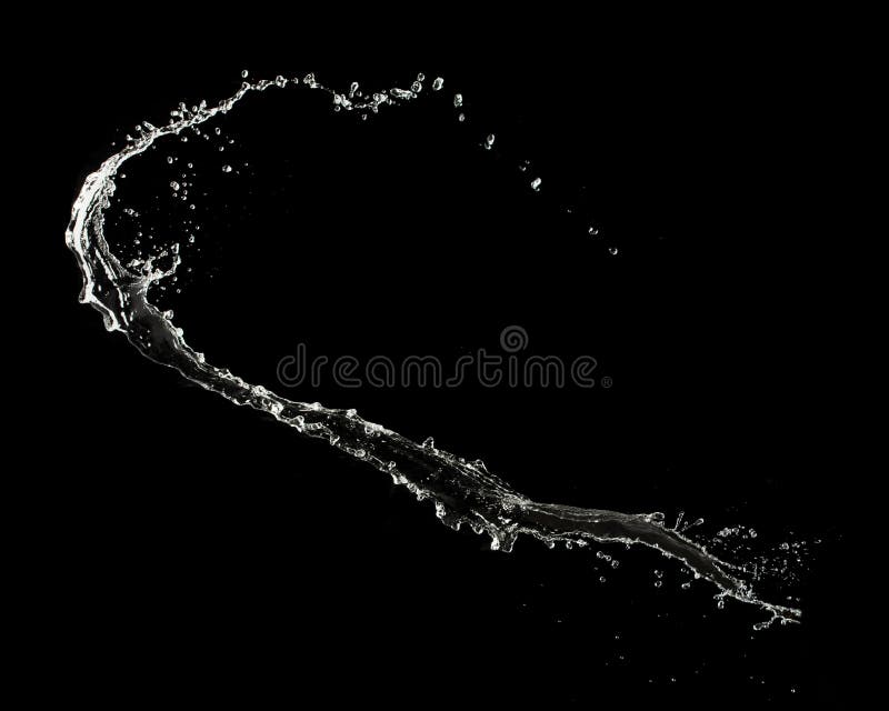 Throwing Water To Object Make Curve Drop Splash in Explosion Motion ...