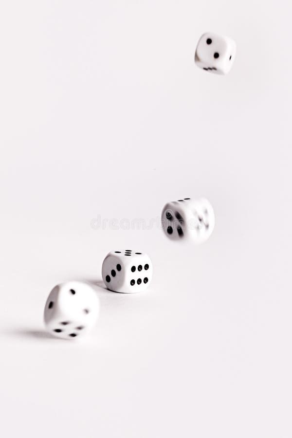Thrown Red Dice stock image. Image of throw, casino, gamble - 6017105