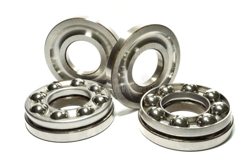 Thrust Ball Bearings. stock photo. Image of background - 157333854