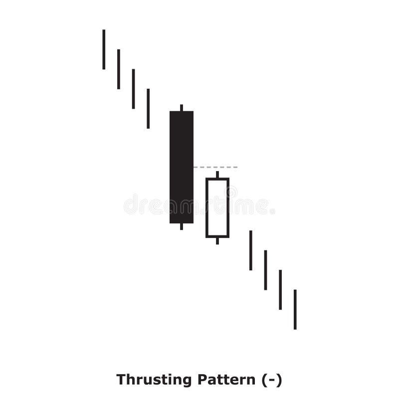 Thrusting Pattern (-) White & Black - Square Stock Vector ...