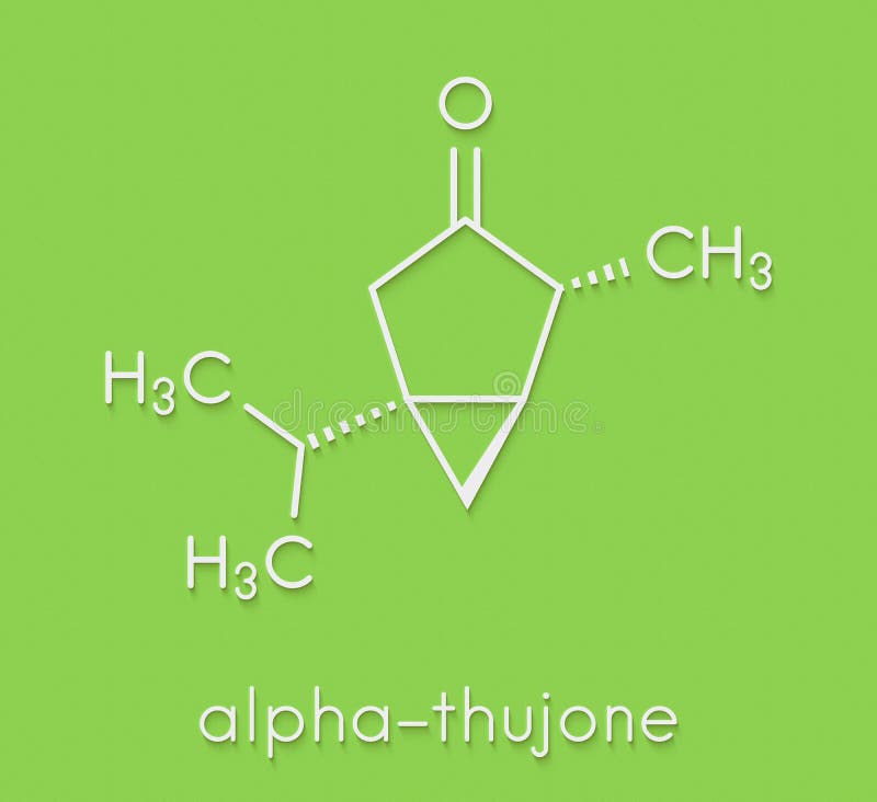 Thujone Compound Stock Illustrations – 5 Thujone Compound Stock ...