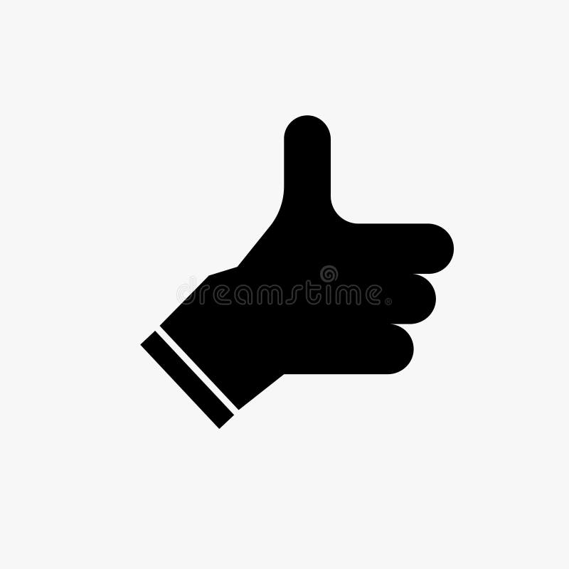 Thumb Design, Can Also Be Used for User Interface Stock Vector ...