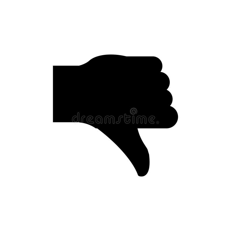 Thumb Icon Flat Vector Template Design Trendy Stock Vector ...
