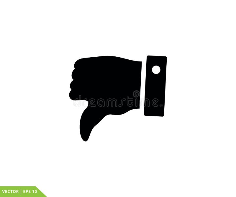 Thumb Icon Vector Logo Design Template Stock Vector - Illustration of ...