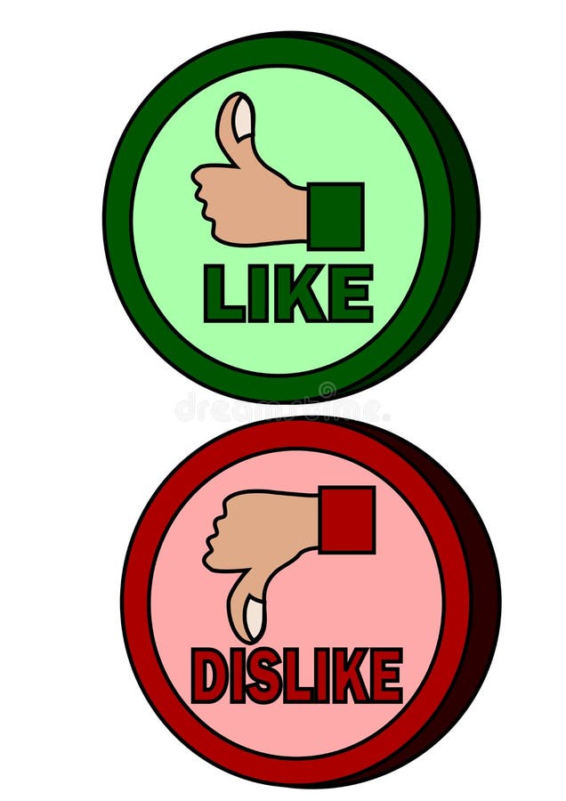 Like Dislike Icon Stock Illustrations – 6,203 Like Dislike Icon Stock ...