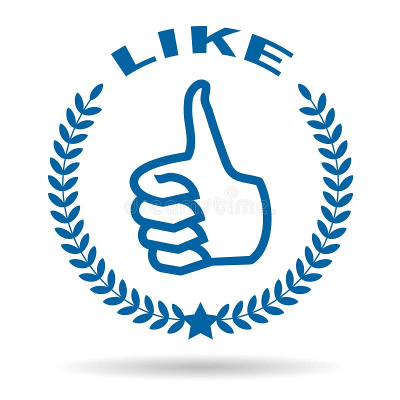 Thumb up like symbol gold stock illustration. Illustration of ... Thumb up like symbol gold stock illustration. Illustration of ...