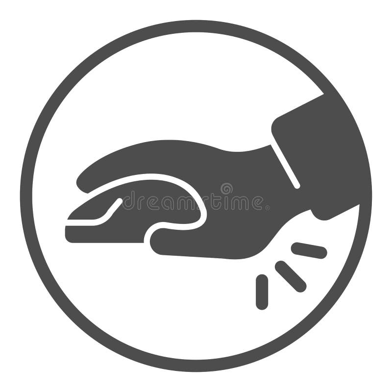 Pain in Hand Line and Solid Icon, Body Pain Concept, Injury in Hand ...